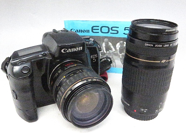 10/25-10 CANON キヤノン カメラ EOS5 ボディ レンズ EF 28-105mm 1:3.5-4.5 EF 75-300mm ...