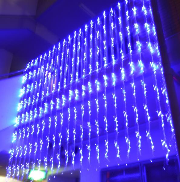 2P-002 青 1個セット 特注KINGサイズ 1104灯ナイアガラ LEDイルミネーション クリスマス 電装品 屋外照明 ブルー Blue(つらら、ナイアガラタイプ)｜売買された ...