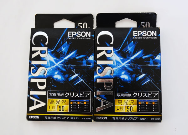 2個セット EPSON 高光沢写真用紙 CRISPIA クリスピア L判50枚入 KL50SCKR(写真用紙)｜売買されたオークション情報 ...