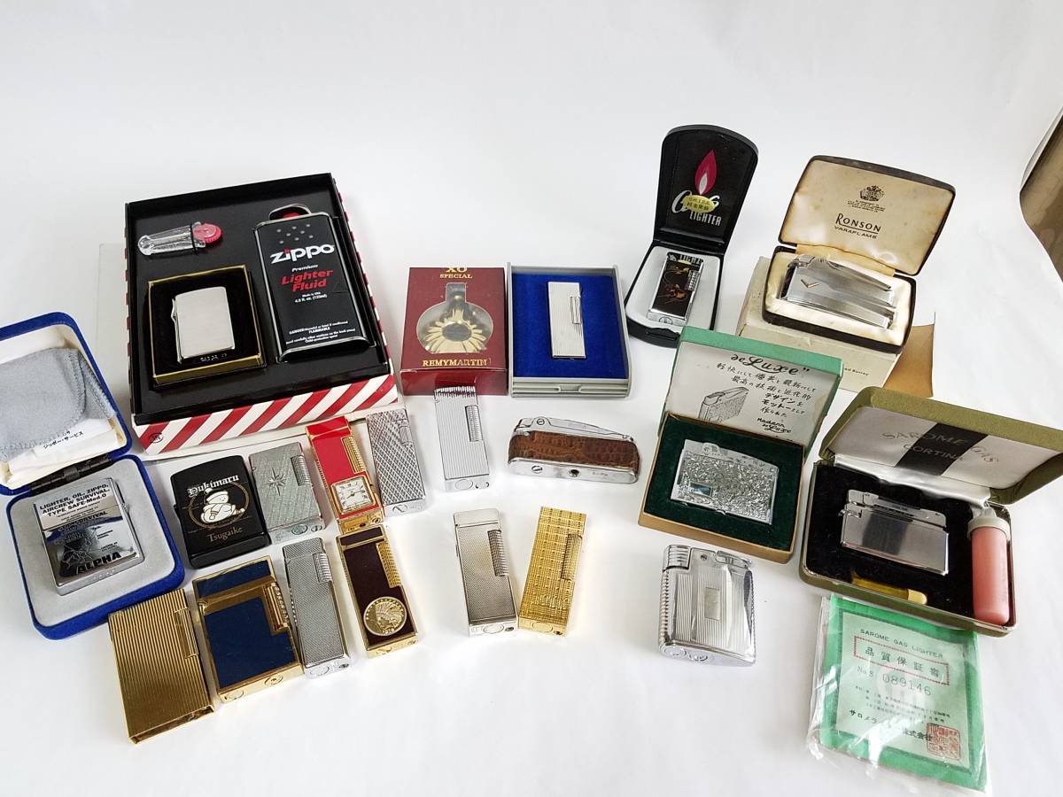 ライター まとめて 21点 ダンヒル ZIPPO ロンソン クラウン 等々 ジャンク(ガスライター)｜売買されたオークション情報、yahooの ...