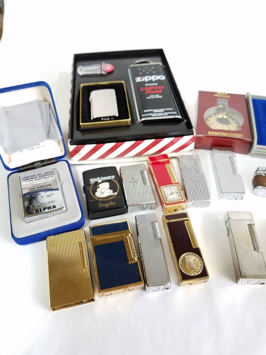 ライター まとめて 21点 ダンヒル ZIPPO ロンソン クラウン 等々 ジャンク(ガスライター)｜売買されたオークション情報、yahooの ...