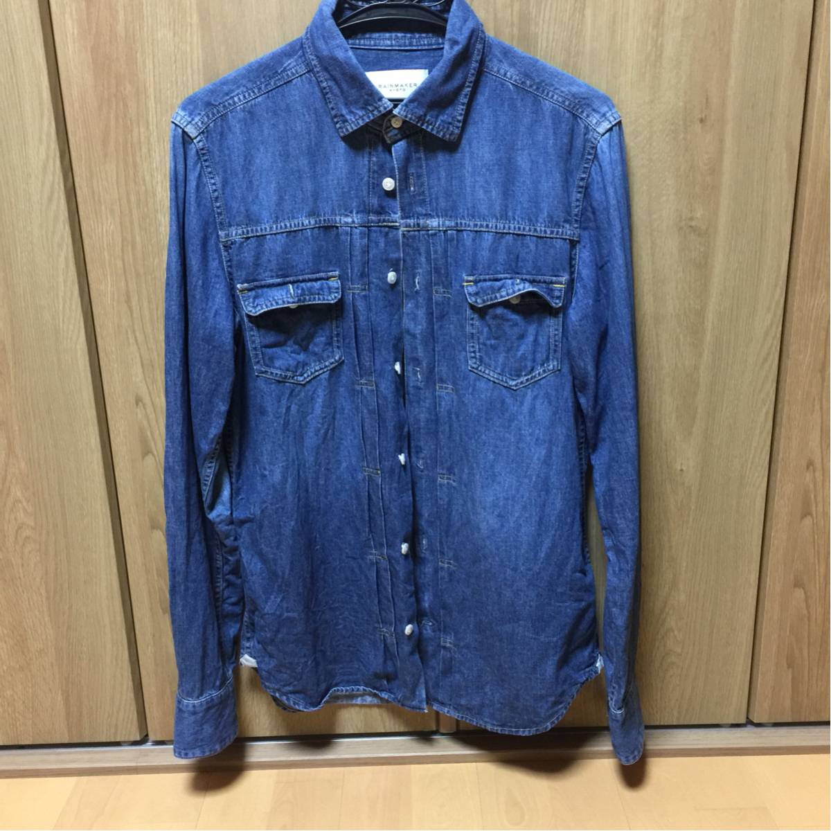 RAINMAKER KYOTO デニムシャツ(Mサイズ)｜売買されたオークション情報、yahooの商品情報をアーカイブ公開 - オークファン（aucfan.com）