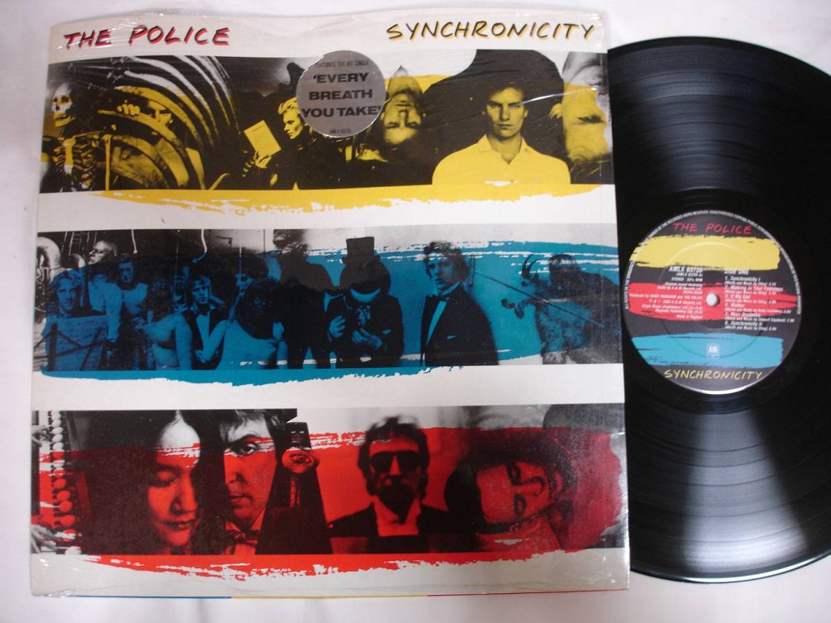 シュリンク付 極美盤 MASTERDISK/RL刻印 オフィシャルグッズ シート/インナー付 完品 THE POLICE SYNCHRONICITY UK Org.LP(Police, The ...