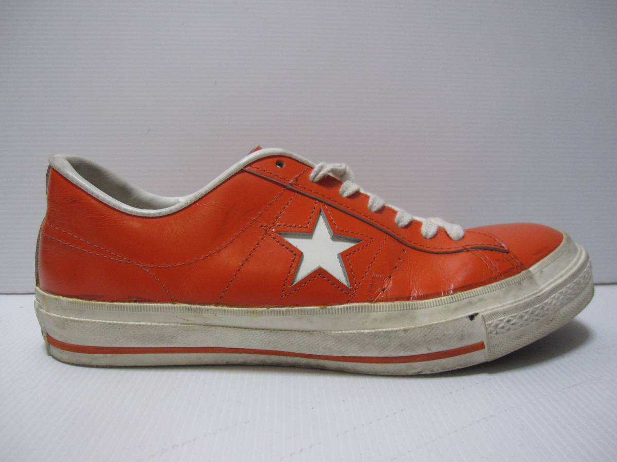 コンバース ONE STAR HI 26.0cm タケオキクチ別注 オレンジ 日本製 ワンスター(26.0cm)｜売買されたオークション情報 ...