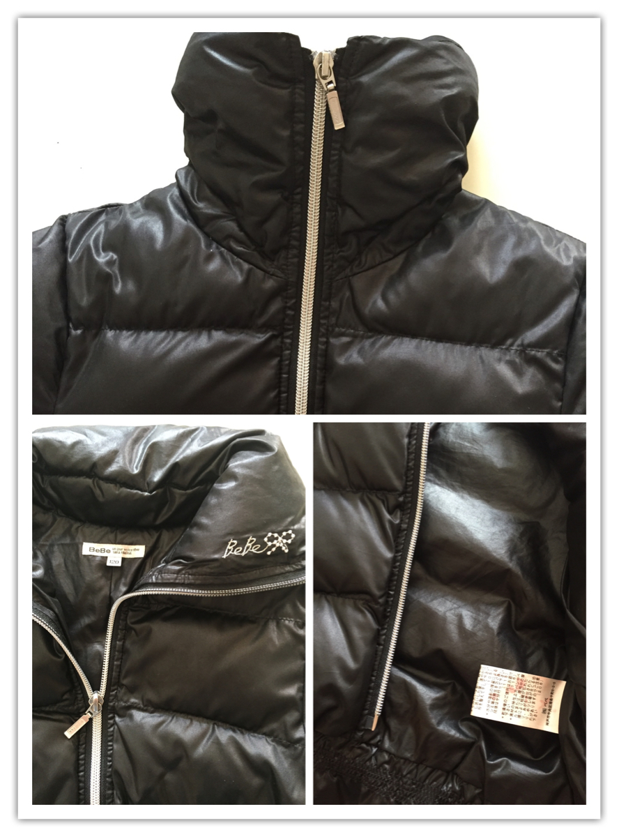 bebe コート ジャケット アウター 黒 べべ 120(ジャンパー、ブルゾン)｜売買されたオークション情報、yahooの商品情報をアーカイブ公開 - オークファン（aucfan.com）