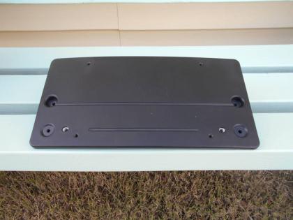 BMW F30 F31 純正 ナンバーベース ナンバープレート ライセンスプレート ベース フロントバンパー 51118054162 ...