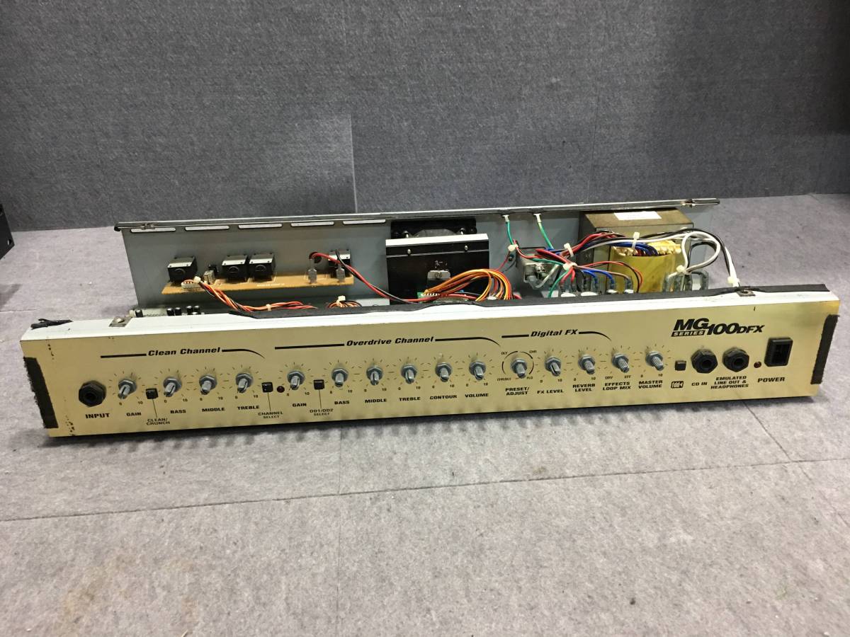 marshall MG100DFX マーシャル ギターアンプ ヘッド部のみ ジャンク(マーシャル)｜売買されたオークション情報、yahooの ...