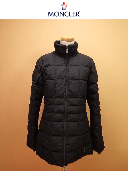 MONCLER モンクレール ダウンジャケット レディース 0 ブラック ダウンコート 10507(0)｜売買されたオークション情報、yahooの商品情報をアーカイブ公開 - オークファン ...