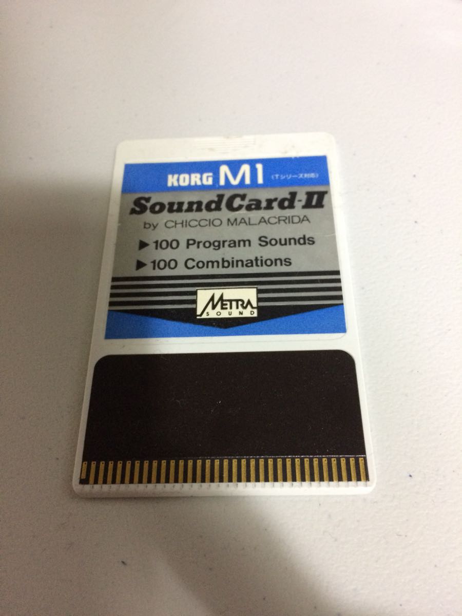 KORG M1 MEMORY CARD Sound CardII By Chiccio Malacrida METRA Sound み(コルグ ...