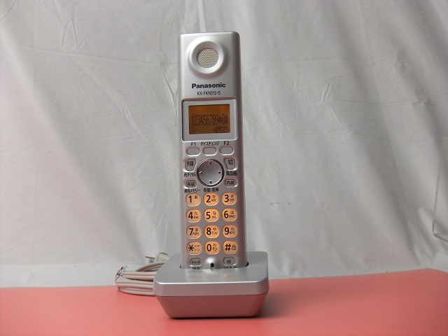 パナソニック 増設子機 KX-FKN515-S 純正バッテリ- / KX-FAN51 純正充電器/PNLC1018 管理No.CH011 ...