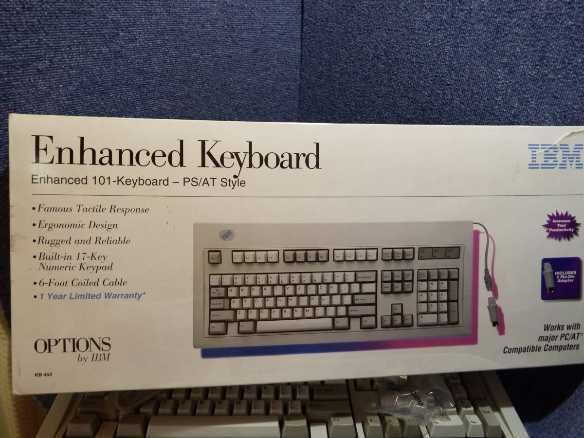 IBM Enhanced Keyboard 42H1292 101 元箱入り 英語配列 キーボード(PS/2キーボード)｜売買された ...