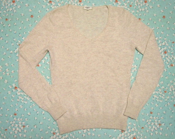 NATURAL BEAUTY BASIC カシミヤ100％ セーター/ニット ナチュラルビューティーベーシック E303(トップス)｜売買されたオークション情報、yahooの商品情報を ...