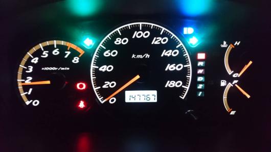 大 HONDA ホンダ ステップワゴン RF3/RF4 スピードメーターLED 拡散LED球 1台分フルセット 光量抜群 長寿命 即納(その他 ...