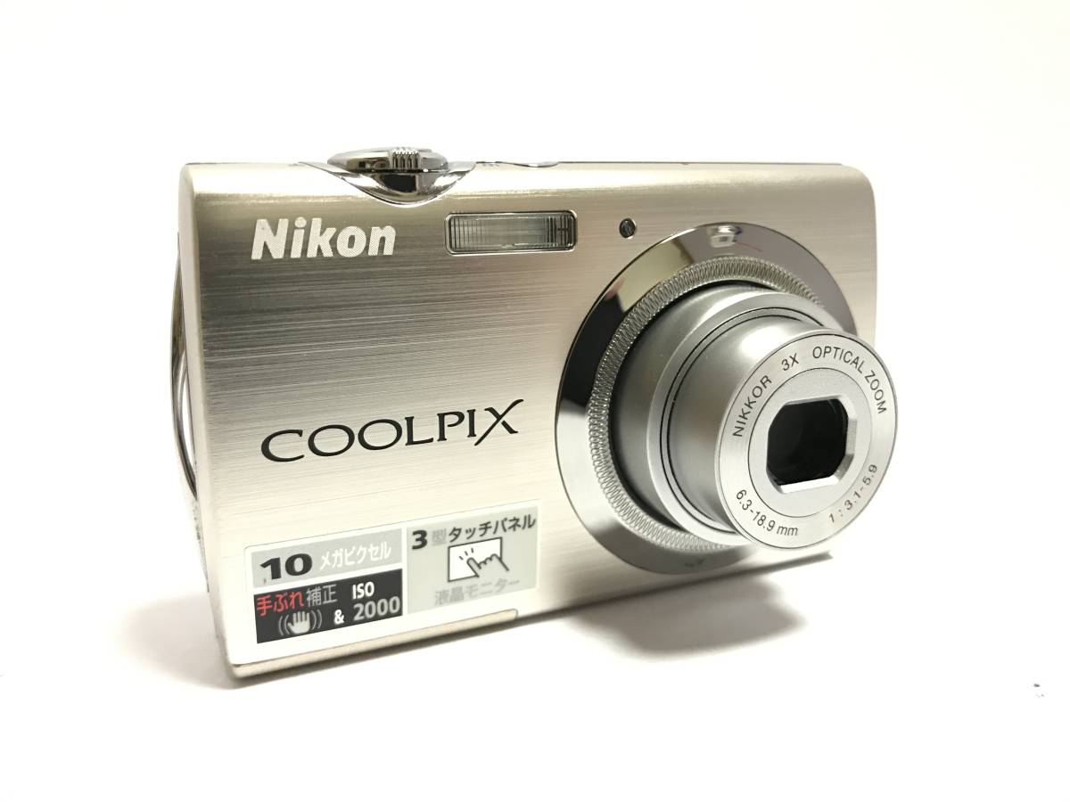 級 ニコン NIKON COOLPIX S230 シルバー 付属充実/元箱付き 5289(ニコン)｜売買されたオークション情報、yahooの商品情報をアーカイブ公開 - オークファン ...