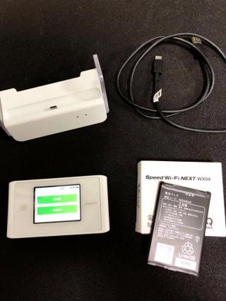 Speed Wi-Fi NEXT WX04 WiMAX2+ モバイル ルーター クリアホワイト 白(ルーター)｜売買されたオークション情報 ...