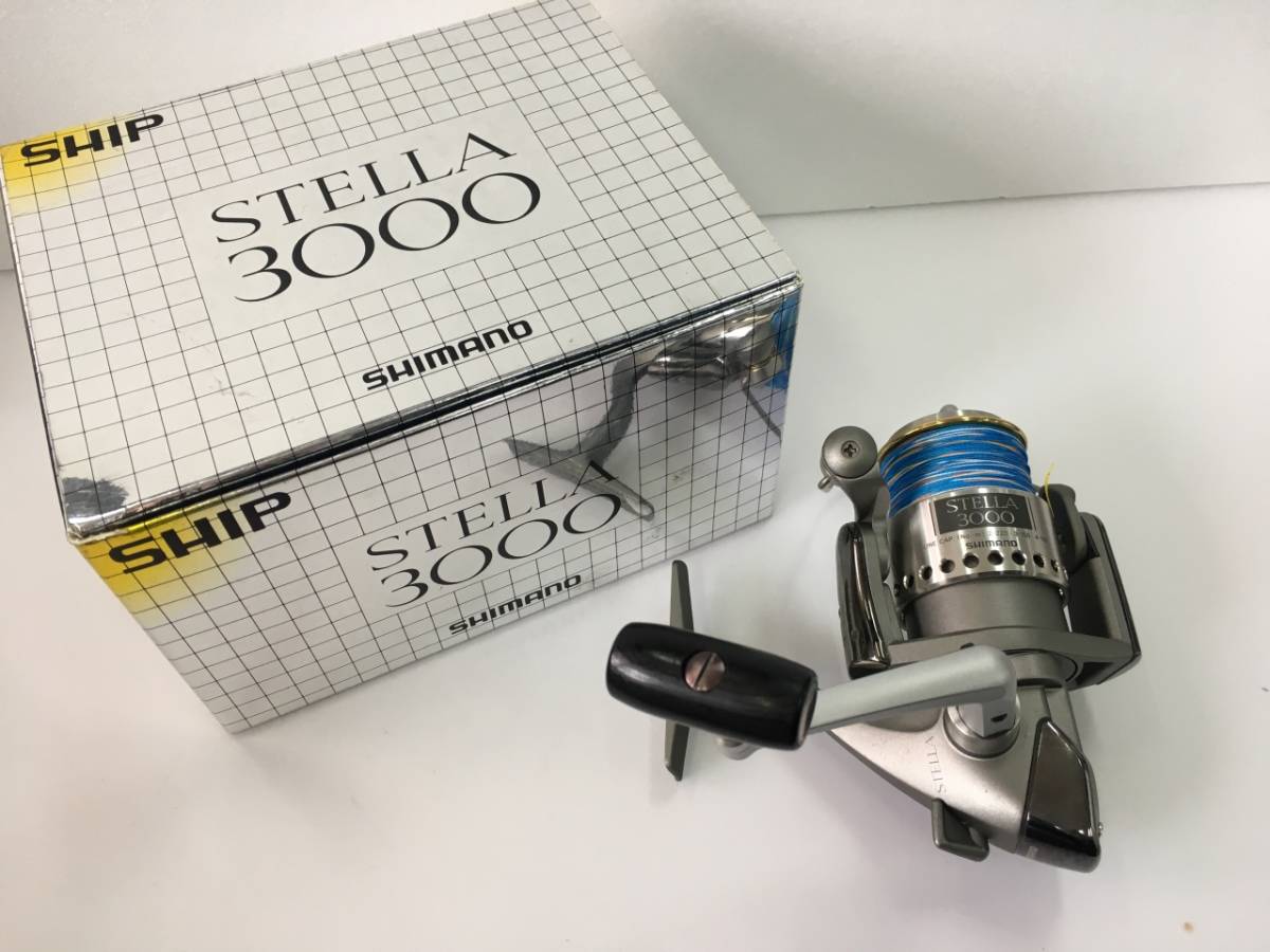 格安 1円開始 箱付き シマノ ステラ 3000 SHIMANO SHIP STELLA3000 釣り リール 釣具 K4D17(シマノ ...