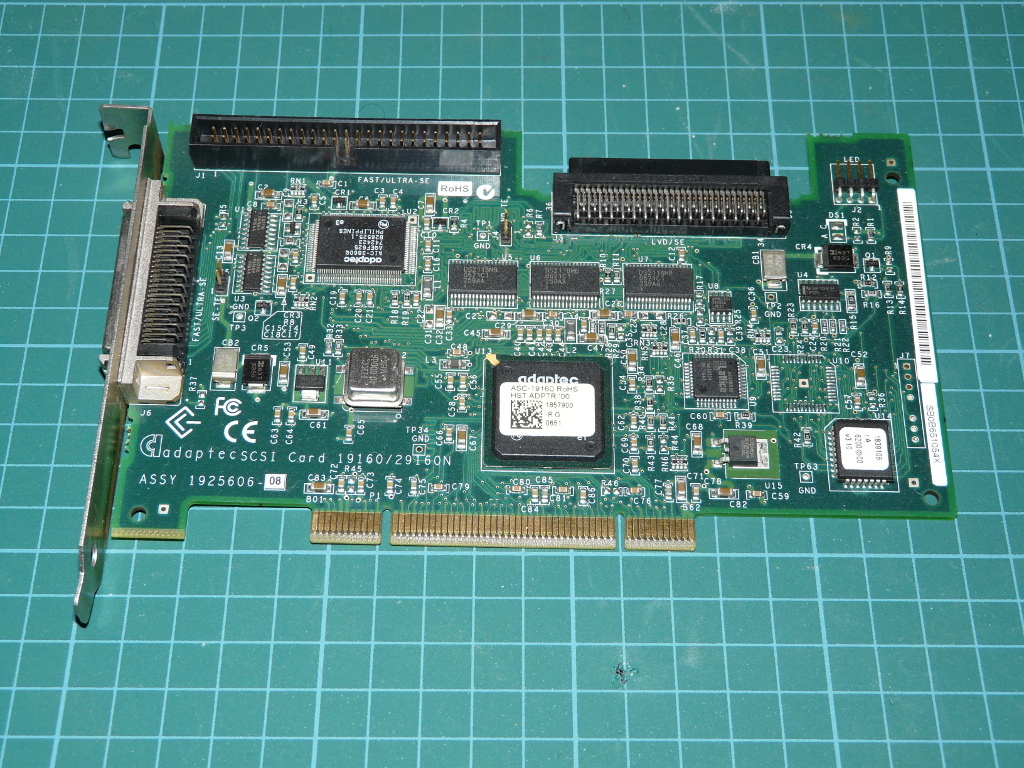 PCI SCSIボード ADAPTEC 19160 1-NARROW / 2-SE(PC/AT互換機用)｜売買されたオークション情報 ...