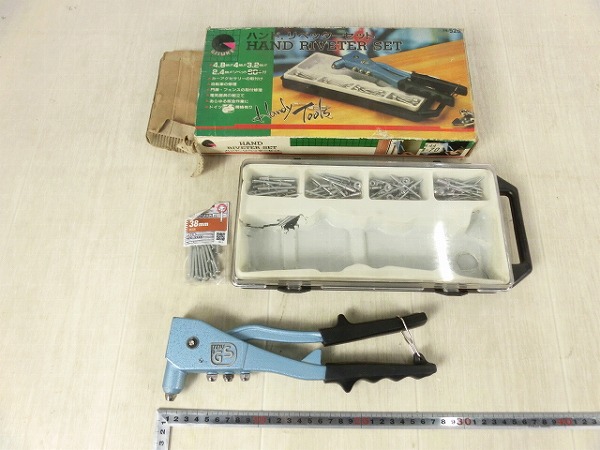 SJ030s GISUKE 高儀 ハンドリベッターセット 4.8mm 4mm 3.2mm 2.4mm 取付 修理等(リベッター、ナッター)｜売買されたオークション情報、yahooの商品情報を ...