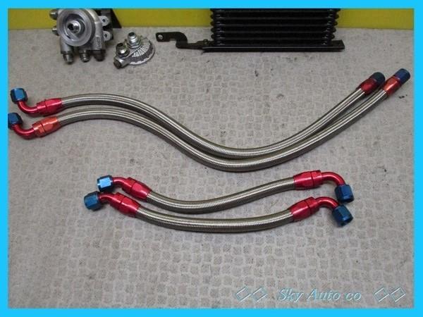 HKS OIL COOLER R-TYPE / HKS製 オイルクーラー エレメント移動タイプ 12段 BNR32 GT-R RB26 ...