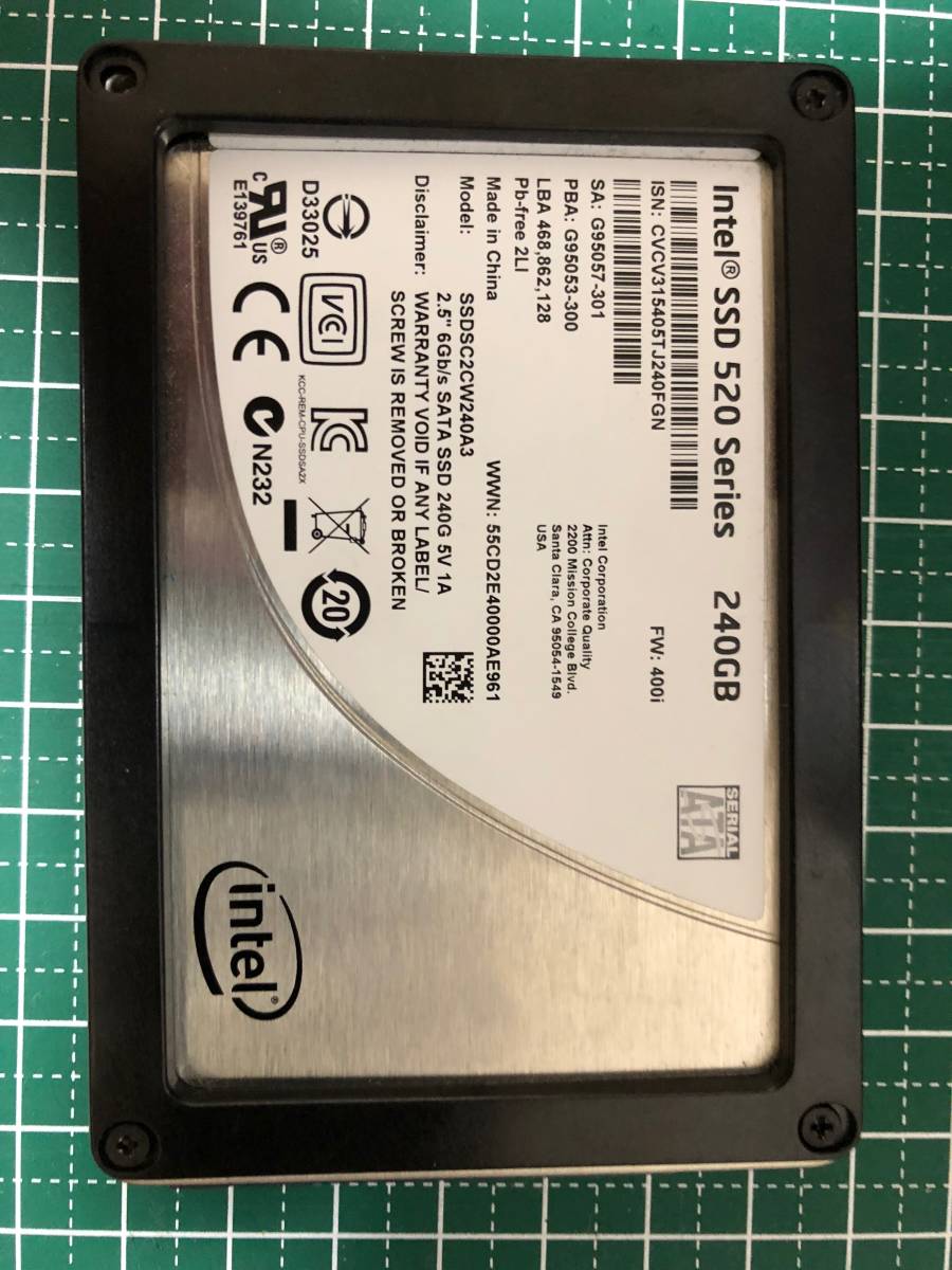 インテル Solid-State Drive 520 シリーズ(128GB～)｜売買されたオークション情報、yahooの商品情報をアーカイブ ...