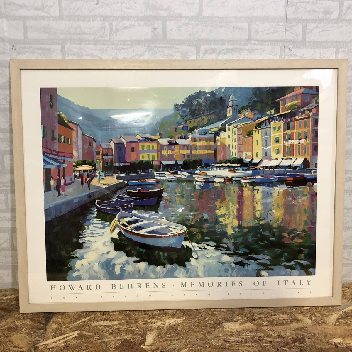 大判アートポスター HOWARD BEHRENS ハワード ベアレンズ バーレンズ イタリア 風景画 油絵 ベネチア 旅 地中海 インテリア ...