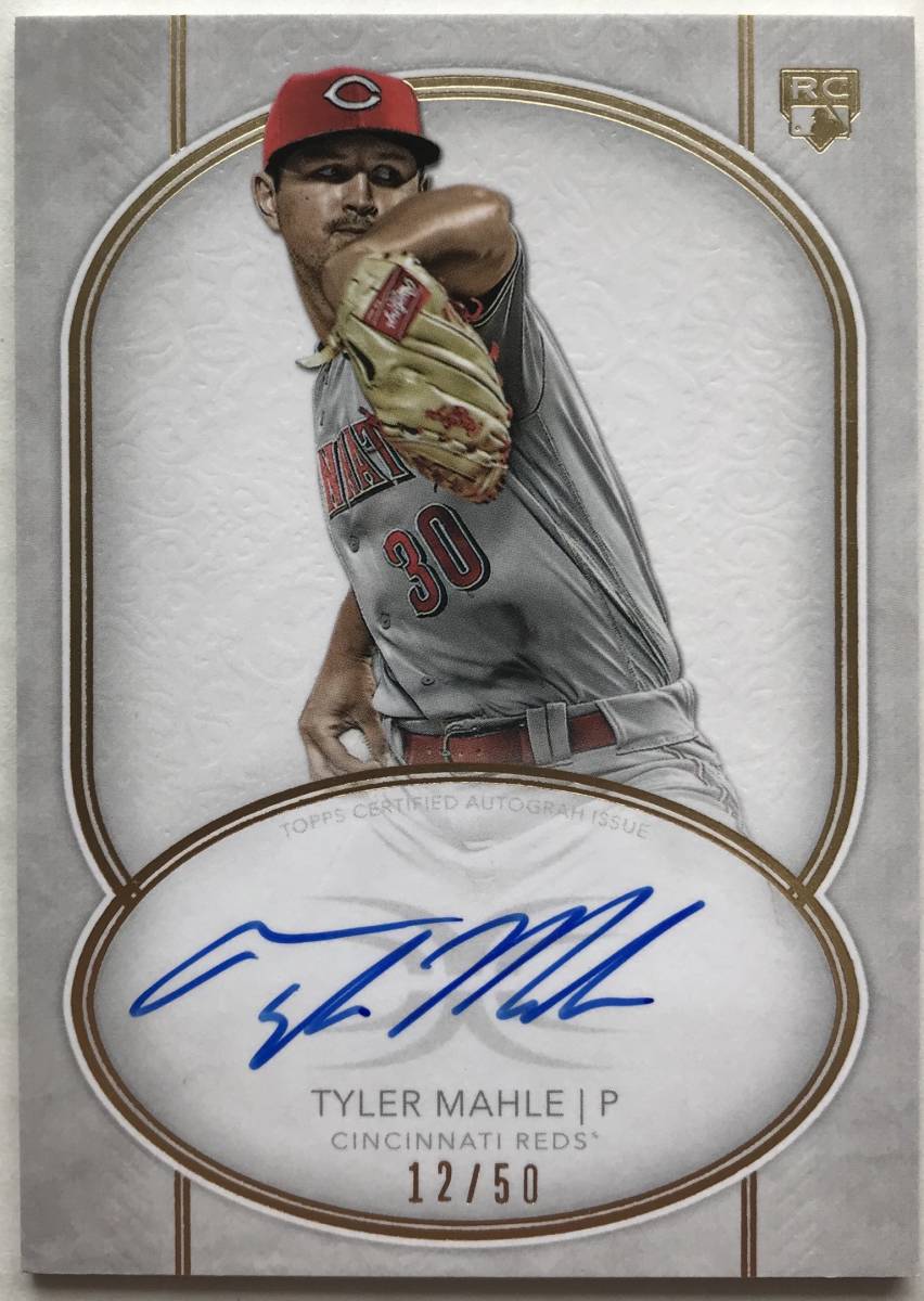 Tyler Mahle 2018 Topps Definitive Rookie Auto 50枚限定 直書き 直筆サインカード レッズ ...