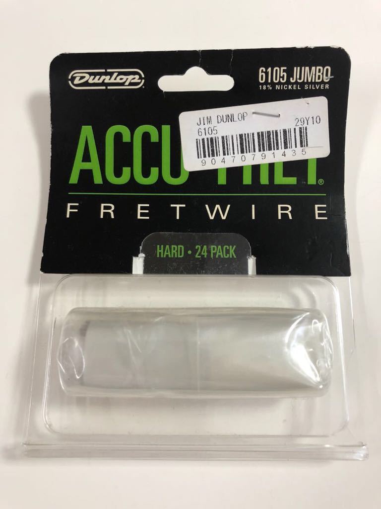 Dunlop ダンロップ ACCU-FRET FRET WIRE 6105 JUMBO 18% NICKEL SILVER HARD 24 ...