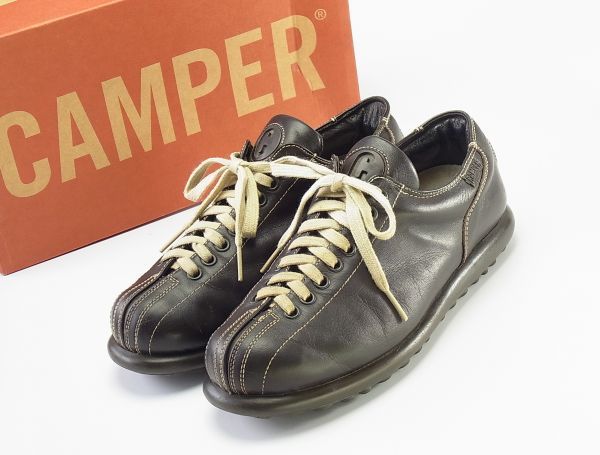 T3333 カンペール/CAMPER 定番 Pelotas/ペロータス ステッチ レザーシューズ/スニーカー/靴 ブラウン/茶 37/23 ...