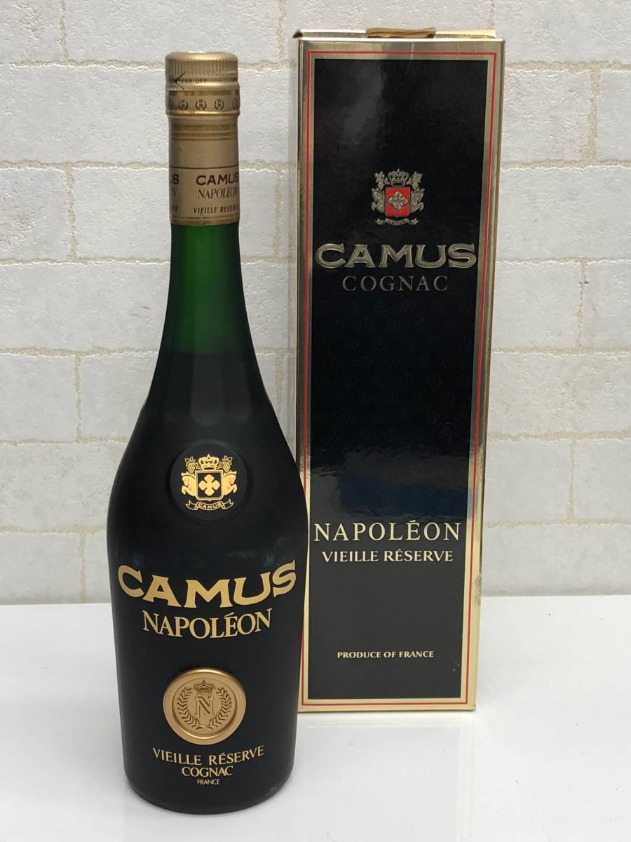 未開栓 CAMUS カミュ NAPOLEON ナポレオン VIEILLE RESERVE COGNAC コニャック ブランデー 700ml 箱 ...