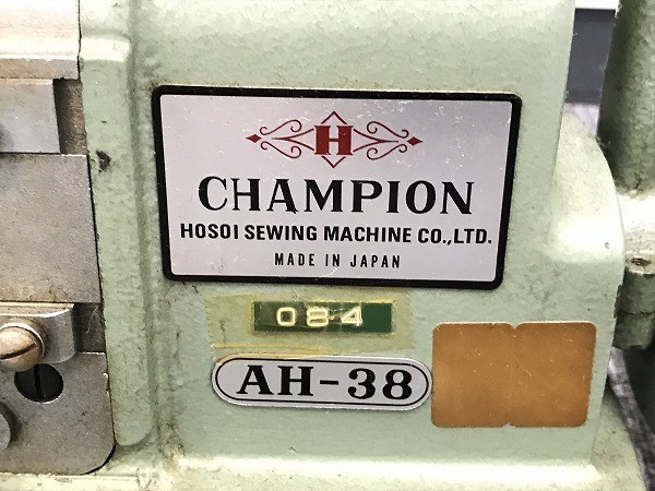 M329-dA686 CHAMPION チャンピオン ミシン AH-38 現状品 ⑩(その他)｜売買されたオークション情報、yahooの商品 ...
