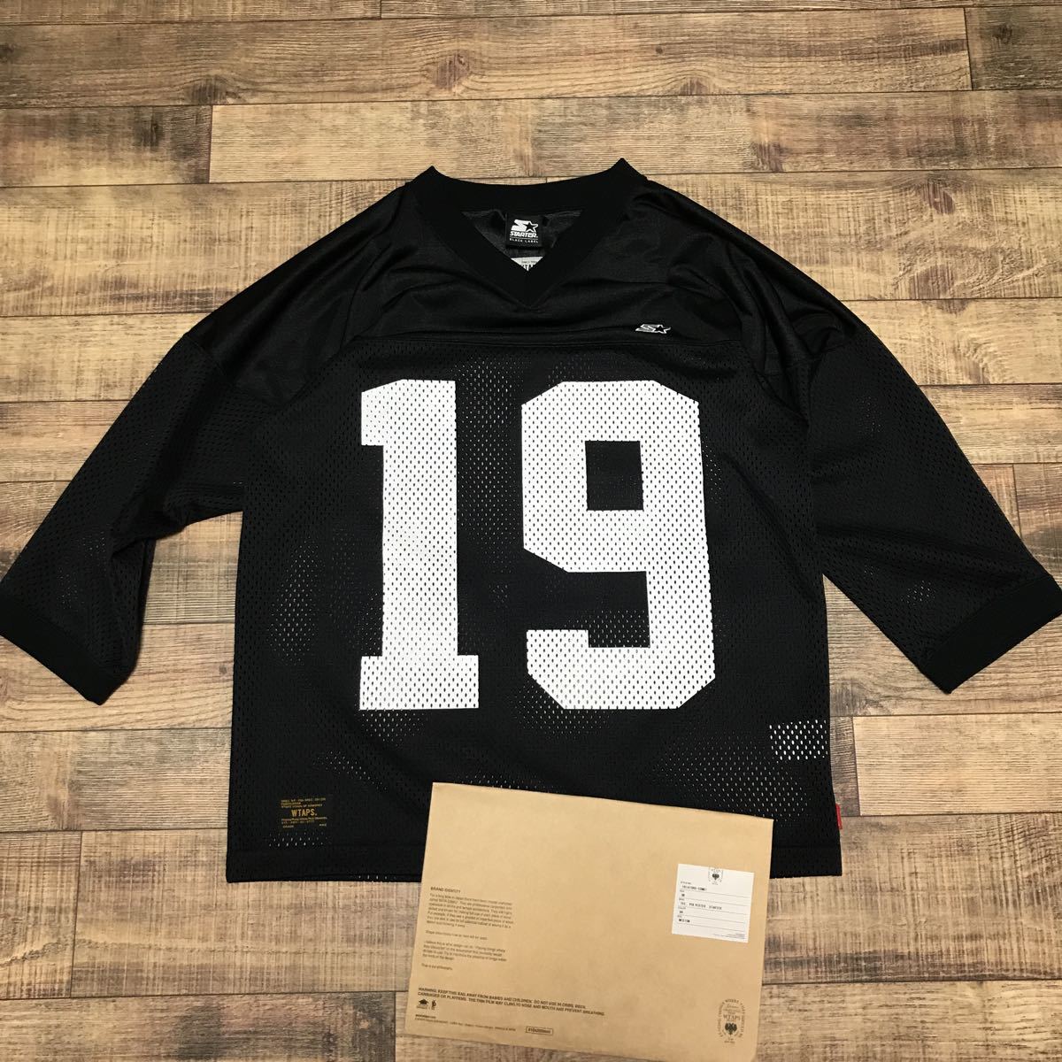 極 WTAPS 16SS QB TEE POLYESTER STARTER FOOTBALL メッシュ フットボール(半袖Tシャツ)｜売買され ...