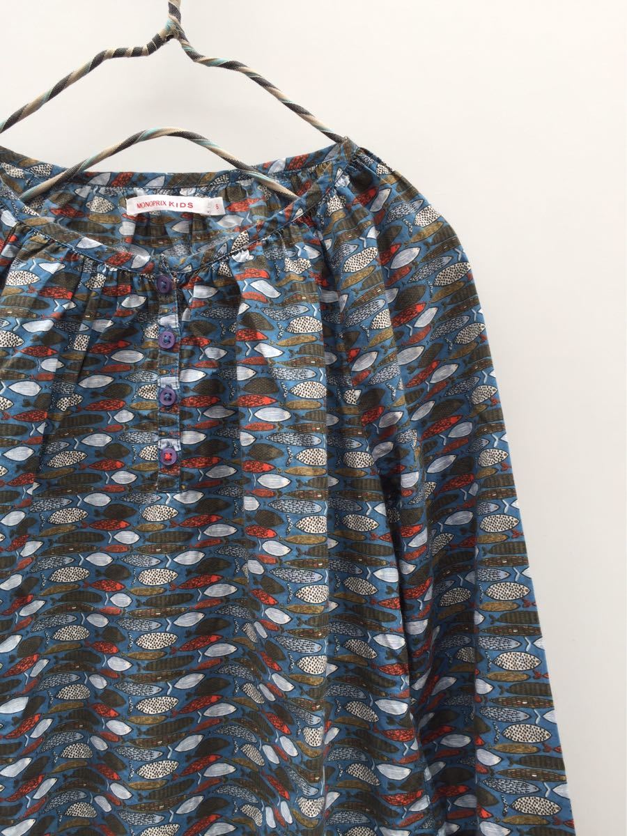 秋d11 MONOPRIX KIDSモノプリ6aお魚さん柄カットソー フランス(120（115～124cm）)｜売買されたオークション情報、yahooの商品情報をアーカイブ公開 ...