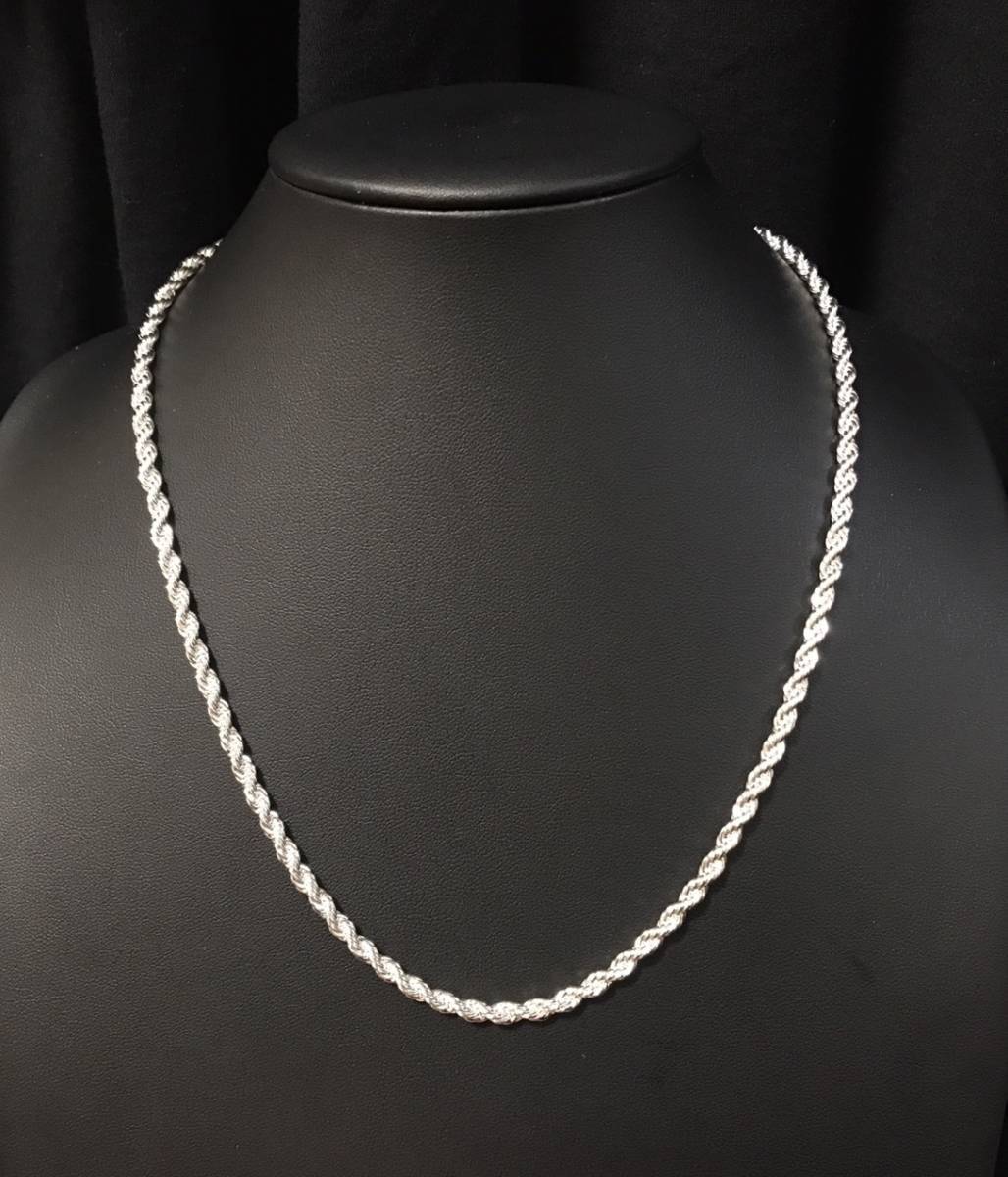 シルバー925コーティング チェーンネックレス トルネード 51cm(シルバー)｜売買されたオークション情報、yahooの商品情報をアーカイブ公開 - オークファン（aucfan.com）