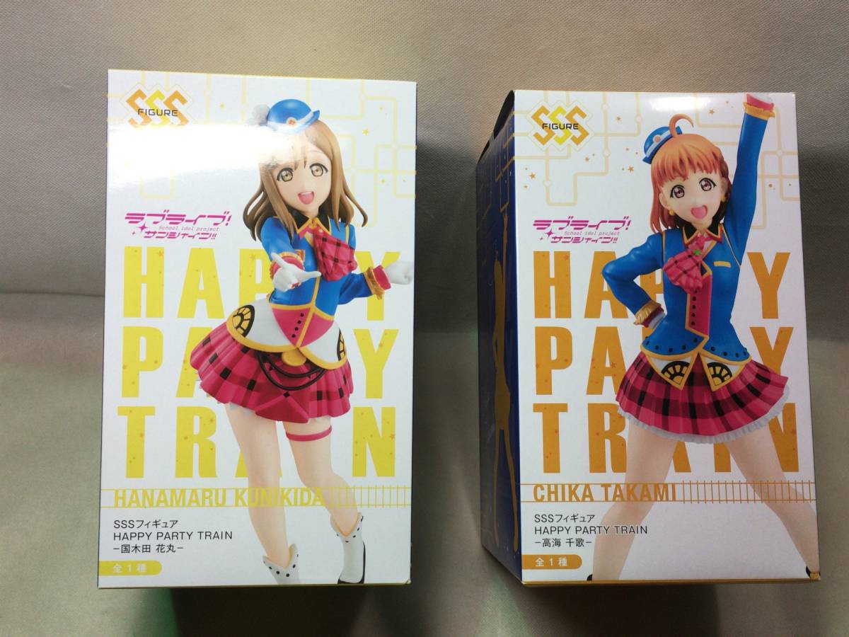 b ラブライブ サンシャイン SSSフィギュア HAPPY PARTY TRAIN 国木田花丸 高海千歌(コミック、アニメ)｜売買された ...