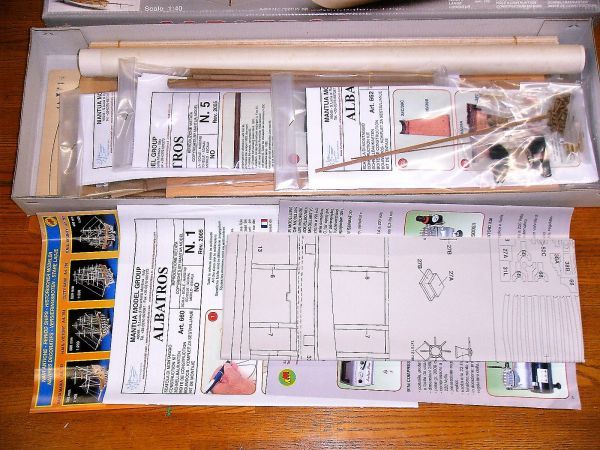 MANTUA MODEL 1/40 ALBATROS FAMOUS AMERICAN CLIPPER レーザーカット木製帆船キット(その他 ...