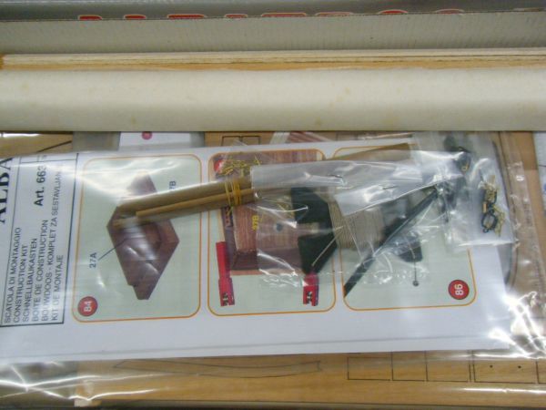 MANTUA MODEL 1/40 ALBATROS FAMOUS AMERICAN CLIPPER レーザーカット木製帆船キット(その他 ...