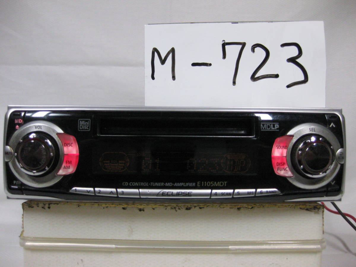 M-723 ECLIPSE E1105MDT MDLP 1Dサイズ MDデッキ 補償付(イクリプス)｜売買されたオークション情報、yahooの商品情報をアーカイブ公開 - オークファン ...