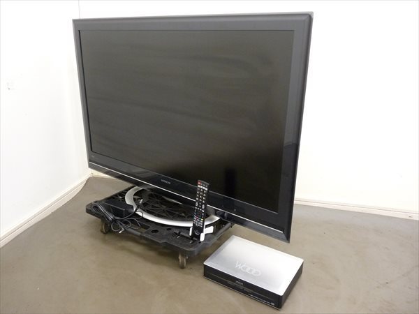 大阪発 手渡可 47V型 HITACHI/日立/Wooo フルハイビジョンIPS液晶テレビ/Woooステーション UT47-MX770JB ...