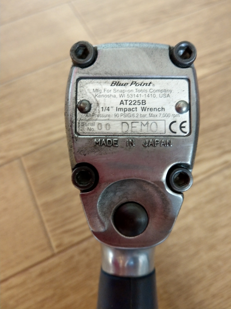 Blue Point AT225B シリアルNo00DEMO 4/1 コンパクト エアーインパクトレンチ(エアーインパクトレンチ)｜売買された ...