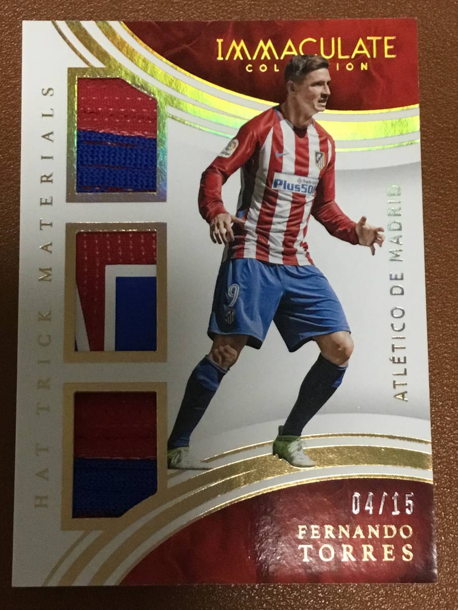 2017 Panini Immaculate Hat-Trick Prime #HT-FT Fernando Torres Triple ...