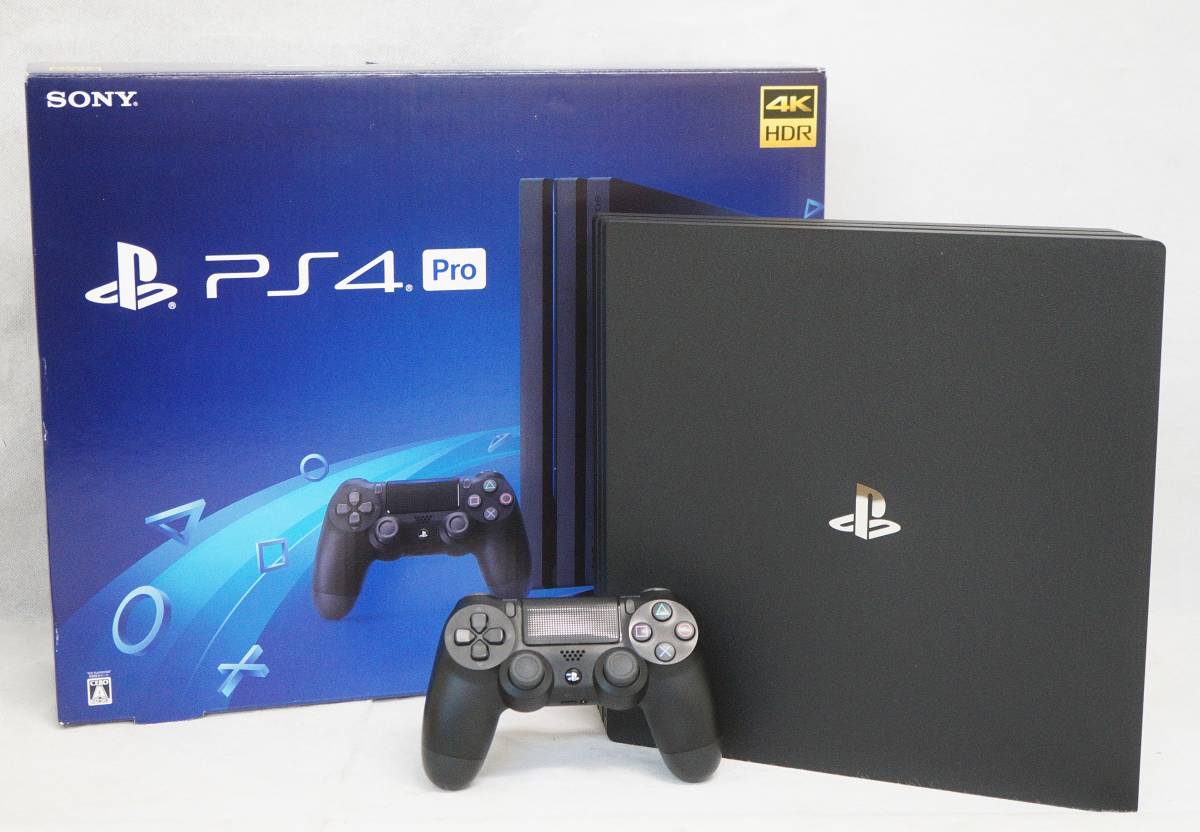 SONY PS4 プレイステーション4 Pro 1TB CUH-7100B B01 ジェット ブラック 4K 付属品完備 箱有り 品 ③(PS4本体)｜売買されたオークション情報、yahooの ...