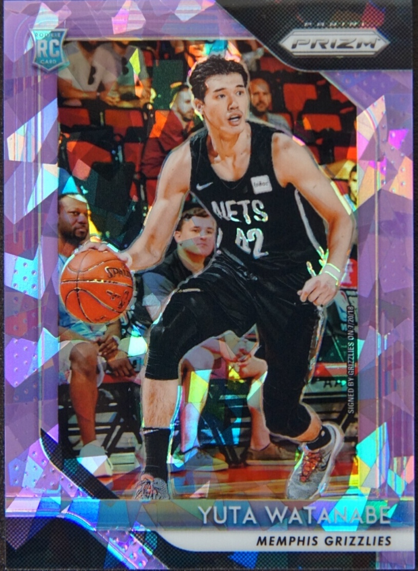 NBA 2018-19 PANINI PRIZM RC YUTA WATANABE 渡邊雄太 PURPLE ICE /149 Akatsuki Five アカツキファイブ 渡邉雄太 渡辺雄太 ...