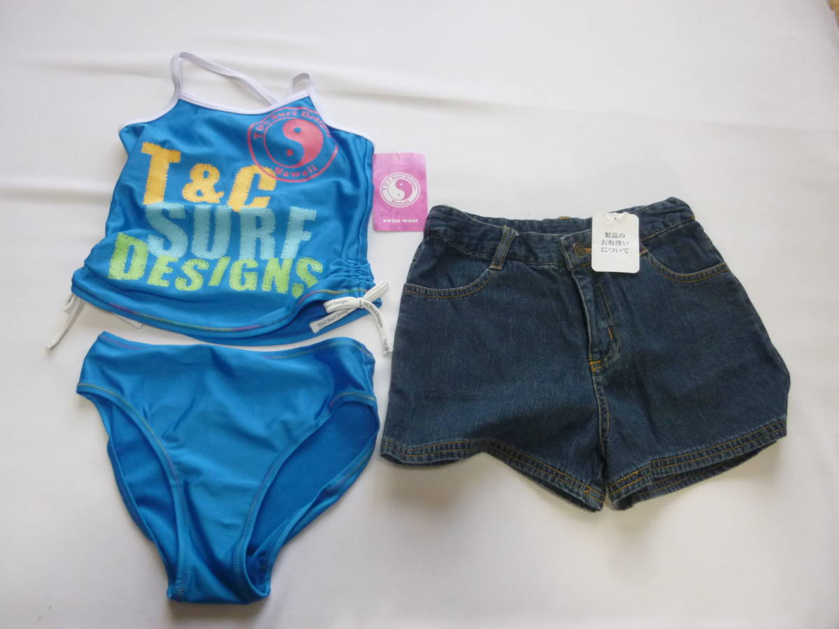 140cm T＆Cタンキニ水着 7082ブルー(140（135～144cm）)｜売買されたオークション情報、yahooの商品情報をアーカイブ公開 - オークファン（aucfan.com）