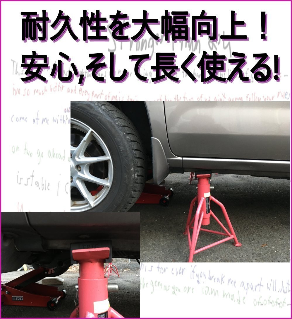 汎用 ジャッキスタンド用 パット ジャッキパット 必須アイテム 改善版 ERIC EK-70 耐久性UP リジットジャッキ ラバークッションゴム 8個(その他)｜売買されたオークション情報 ...