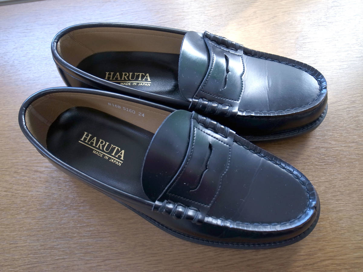 HARUTA ハルタ 5160 ローファー 黒 24.0cm EEE(24.0cm以下)｜売買されたオークション情報、yahooの商品情報をアーカイブ公開 - オークファン（aucfan.com）