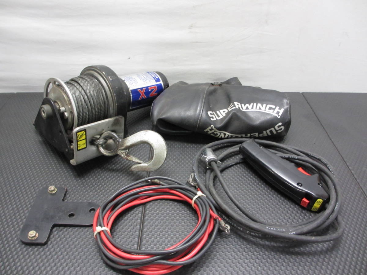 コンパクトウインチ SUPERWINCH/スーパーウインチ X2 12V 電動ウインチ(電装品)｜売買されたオークション情報、yahooの商品 ...