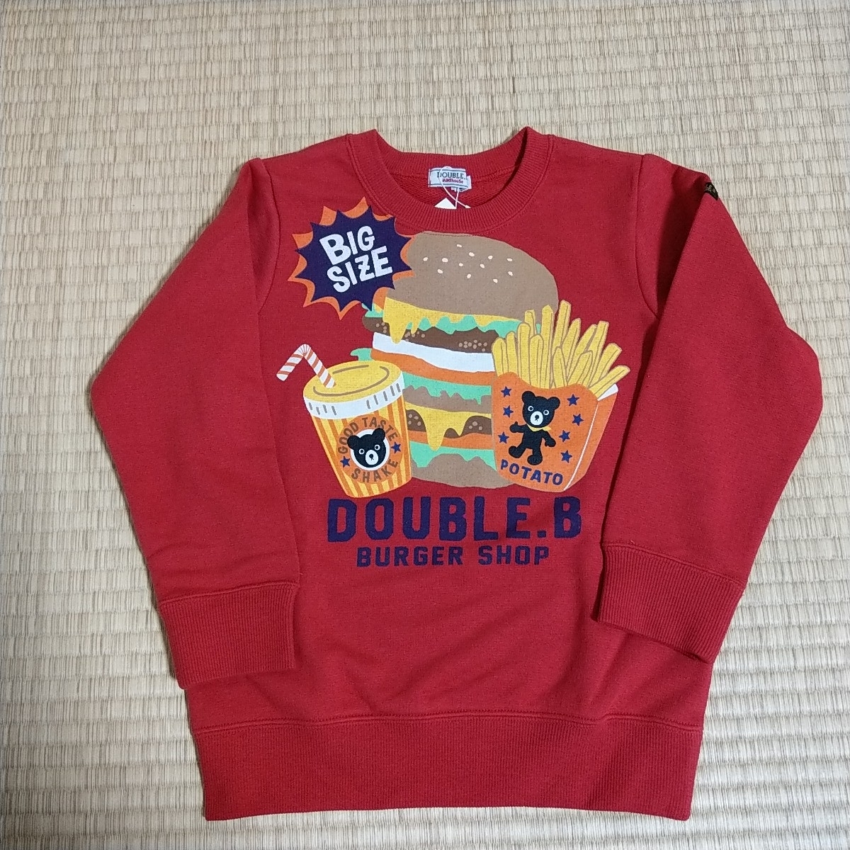 ダブルBトレーナー120㎝(トレーナー)｜売買されたオークション情報、yahooの商品情報をアーカイブ公開 - オークファン（aucfan.com）