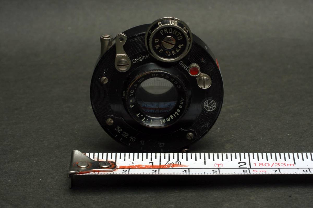 3191 Agfa アグファ anastigmat Jgestar 10.5㎝ f7.7 Pronto レトロレンズ 蛇腹カメラ(一眼カメラ用 ...