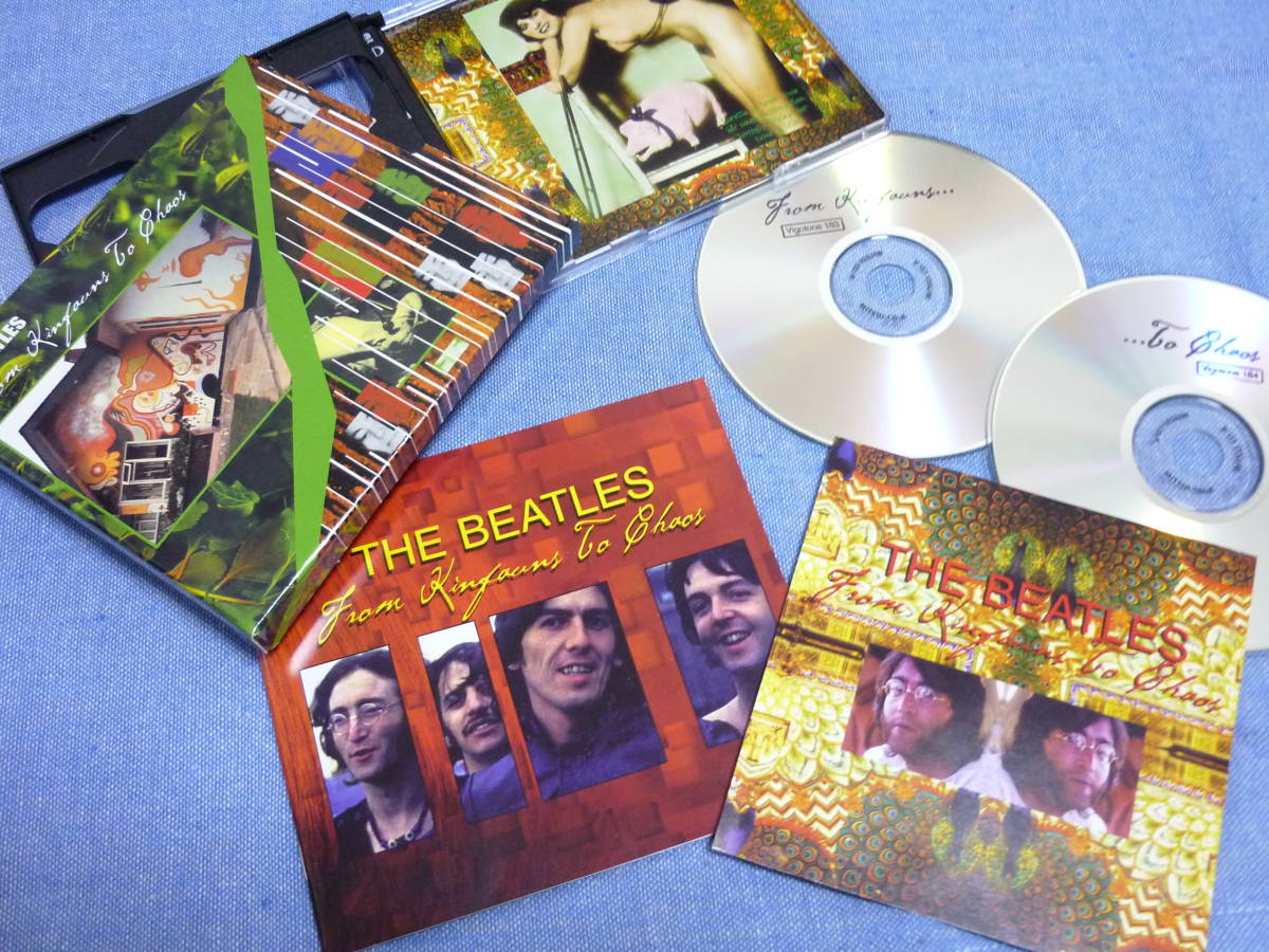 THE BEATLES / FROM KINFAUNS TO CHAOS ビートルズ コレクターズCD-R 2枚組 VIGOTONE PEG BOY ブックレット スリップ ケース(その他 ...
