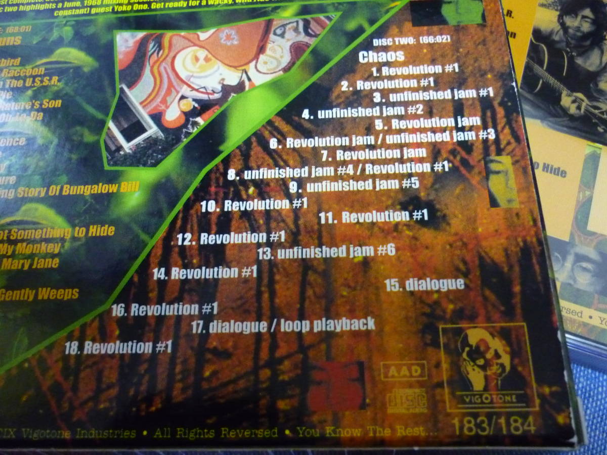 THE BEATLES / FROM KINFAUNS TO CHAOS ビートルズ コレクターズCD-R 2枚組 VIGOTONE PEG BOY ブックレット スリップ ケース(その他 ...